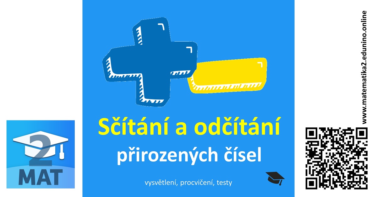 Sčítání a odčítání přirozených čísel - bez závorek | EDUnino
